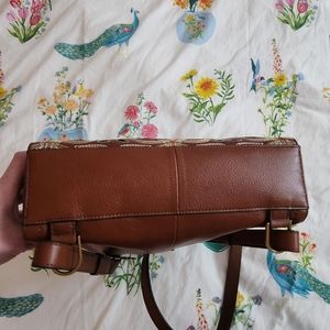 Fossil | Bags | Fossil Parker Embroidered And Perforated Small Backpack ...